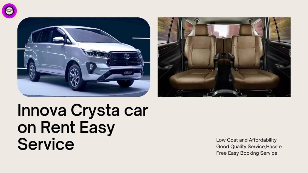Innova Crysta car on Rent Easy Service in Bangalore - City Line Cabs